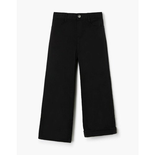 Брюки Gloria Jeans, размер 9-10л/140 (34), черный
