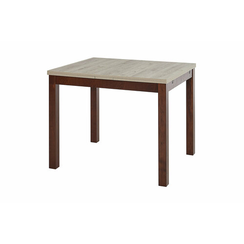Кухонный стол раздвижной Hoff Тэо, 90(166)х74х76,5 см, цвет дуб Бонифацио, орех тёмный