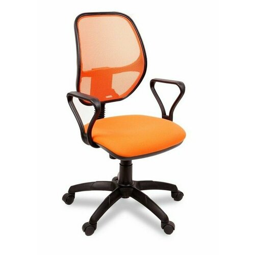 Компьютерное офисное кресло Мирэй Групп Марс самба ПК, Сетка, Оранжевое