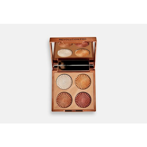Палетка теней для век goddess glow eye quad