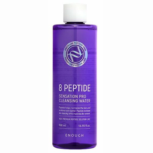 Очищающая вода для лица с 8 пептидами Enough 8 Peptide Cleansing Water