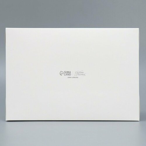 Коробка для капкейка «С Новым годом», голография, 23 × 16 × 10 см(5 шт.)
