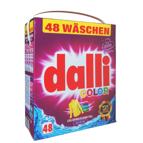 Аксессуары DALLI Порошок стиральный COLOR для цветных тканей 3,12кг 48 стирок
