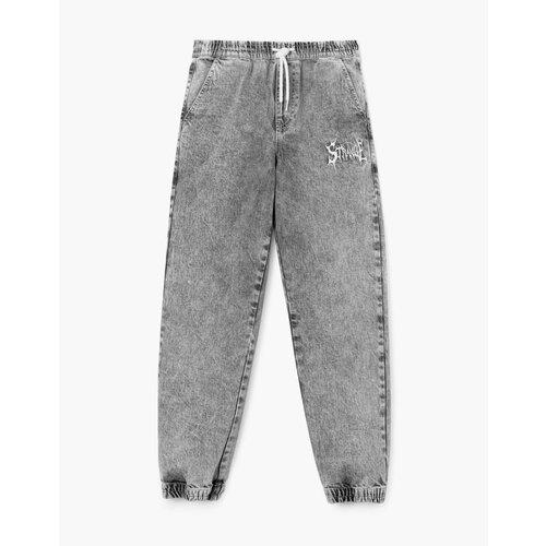 Джинсы  Gloria Jeans, размер 12-14л/158-164, серый