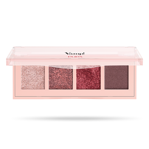 Пупа / Pupa - Тени для век палетка 4 Eyeshadow Palette Vamp! тон 003 pinkish bronze 5,2 г