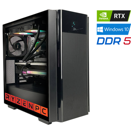 Настольный компьютер RyzenPC GAME 83513846 (AMD Ryzen 5 7500F 3.7 ГГц, AMD A620, 64 DDR5, SSD: 2000 Гб, SSD: 1000 Гб, NVIDIA GeForce RTX 4070 12 Гб, WI-FI, Без привода, 850 Вт, Deepcool CH510 Mesh Digital, Windows 10 Pro)