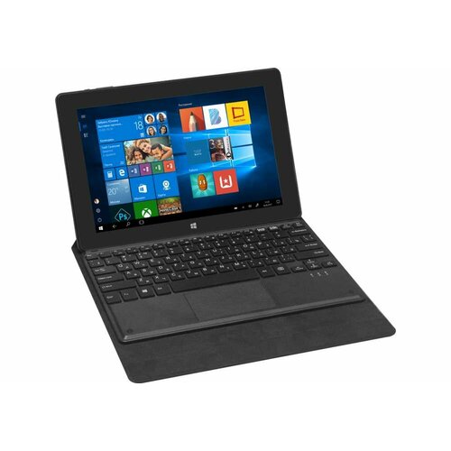 Планшет с клавиатурой Irbis TW102 10,1" IPS экран, 2/32ГБ, клавиатура в комплекте, Windows 10, черный