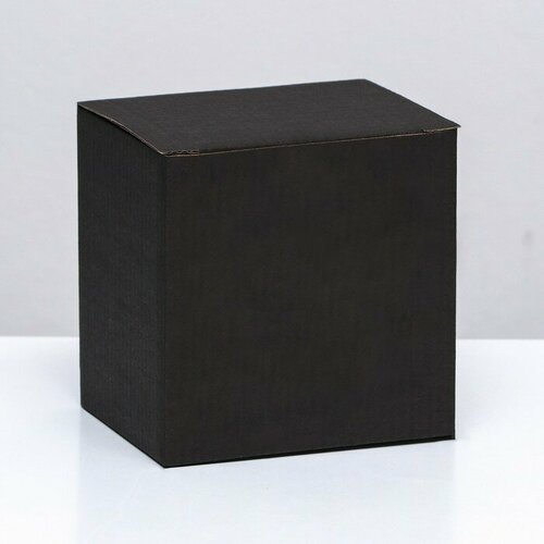 Коробка под кружку, без окна, черная 12 х 9,5 х 12 см 9596977