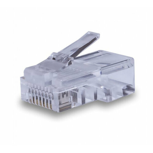 Коннекторы 8P8C (Компьютерные разъемы) U/UTP Cat.5e (RJ-45) Уп. 100шт. | код 10-0209 | SUPRLAN ( 6 упак.)