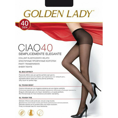 Колготки Golden Lady Ciao, 40 den, размер 2, черный