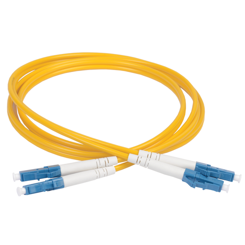 Патч-корд оптический коммутационный соединительный для одномодового кабеля Duplex длина 5м, IEK FPC09-LCU-LCU-C2L-5M (1 шт.)