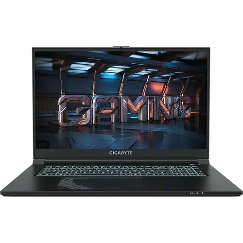 Ноутбук игровой GIGABYTE G7 MF MF-E2KZ213SH, 17.3", IPS, Intel Core i5 12500H 2.5ГГц, 12-ядерный, 16ГБ DDR4, 512ГБ SSD, NVIDIA GeForce RTX 4050 для ноутбуков - 6 ГБ, Windows 11 Home, черный