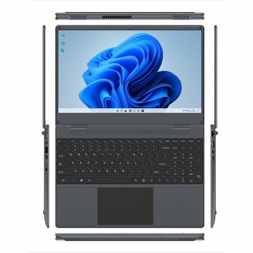 Ноутбук 15.6" IPS FHD HIPER WORKBOOK black (Core i5 1030NG7/16Gb/512Gb SSD/VGA int/W11Pro (U26-15FII5103R16S5WPG)