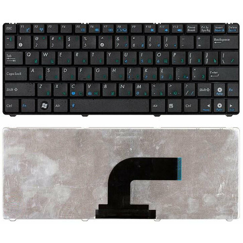 Клавиатура для ноутбука ASUS Eee PC 1101 1101HA N10 N10E N10J черная