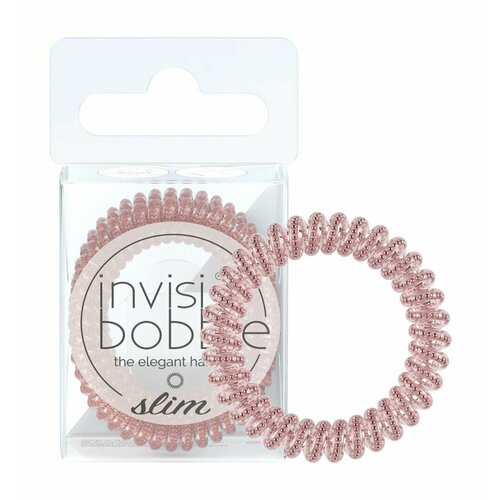 Набор из 3 резинок-браслетов для волос Invisibobble Slim Pink Monocle