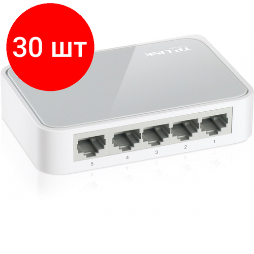 Комплект 30 штук, Коммутатор TP-LINK TL-SF1005D