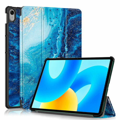 Чехол для планшета Huawei MatePad 11.5 (2023) 11.5 дюйма (BTK-W09/AL09), с магнитом и красивым рисунком (Волна)