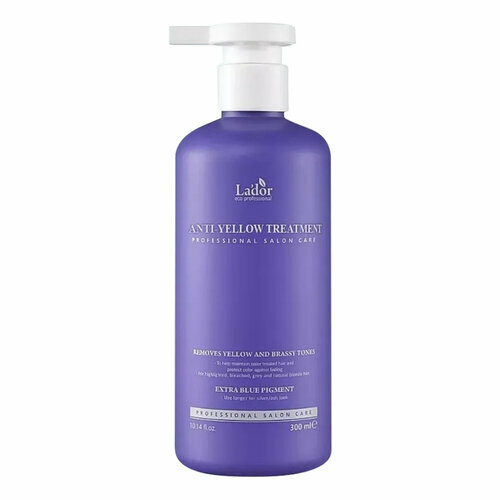 Lador Маска для нейтрализации желтого пигмента светлых волос - Anti yellow treatment, 300мл