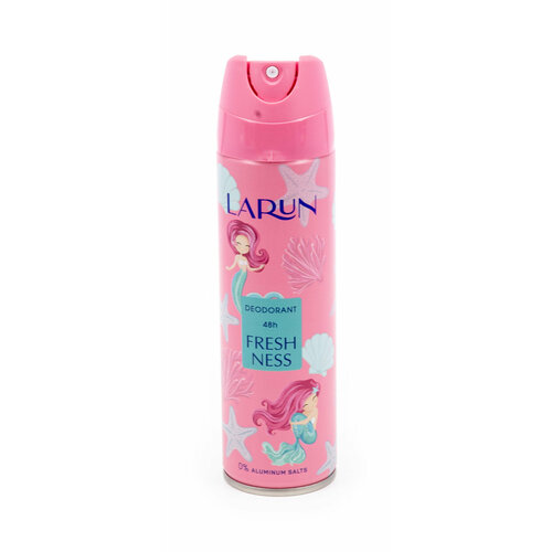 Дезодорант женский Larun / Ларун Freshness спрей 150мл / защита от пота и запаха