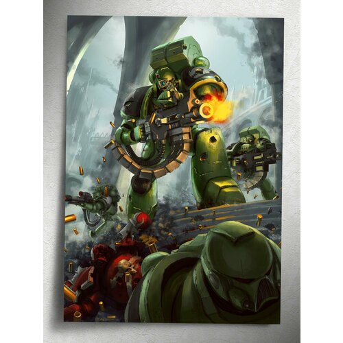 Постер: Саламандры идут (Вархаммер 40000, Warhammer), на А5
