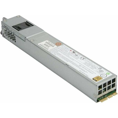 Блок питания SuperMicro PWS-703P-1R 700W 1U Hot-Swap совместим для замены PWS-707P-1R