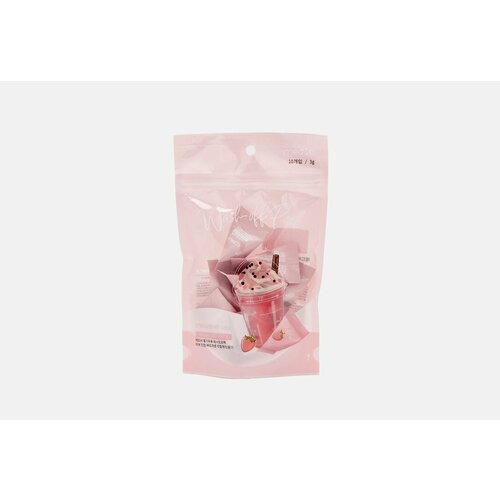 Маска для лица, набор масок для глубокого очищения кожи MEDB STRAWBERRY MILK WASH - OFF PACK