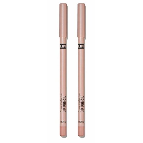 Карандаш для губ The Saem Cover Perfection Lip Pencil, тон 06 Oat, 2 шт