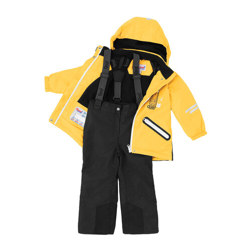 Комплект верхней одежды Oldos Айза, размер 110, желтый, черный