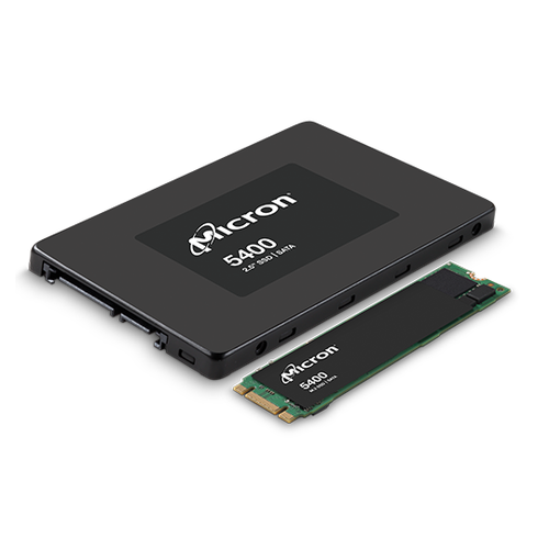 Crucial Твердотельный накопитель Micron SSD 5400 MAX, 960GB, 2.5" 7mm, SATA3, 3D TLC, R/W 540/520MB/s, IOPs 95 000/65 000, TBW 8760, DWPD 5 (12 мес.)
