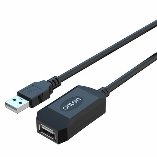 Кабель удлинитель USB AM-AF USB 3.0 5Gbps сверхскоростной с чипом 5м черный