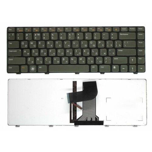 Клавиатура для Dell Vostro 3450 ноутбука с подсветкой клавиши 347639