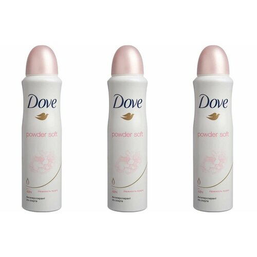 Dove Део-спрей Нежность пудры, 150 мл, 3 штуки