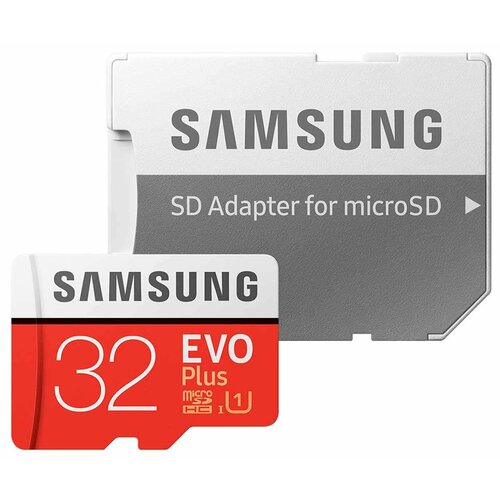Карта памяти Samsung 32Gb microSDHC Class 10 EVO PLUS