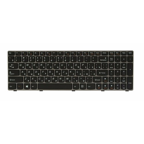 Клавиатура для ноутбука LENOVO V580 серая рамка