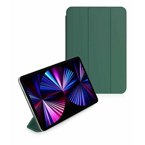 Чехол для Apple iPad Pro 12.9" 2020 Gurdini Magnet Smart (темно-зеленый)