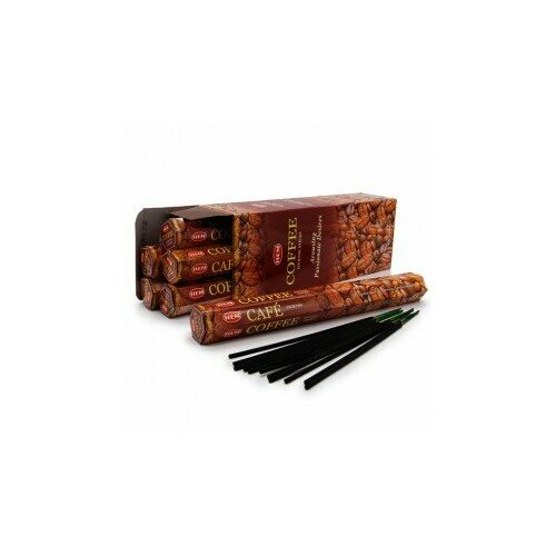 Hem Incense Sticks COFFEE (Благовония кофе, Хем), уп. 20 палочек.