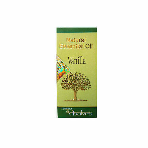 Natural Essential Oil VANILLA, Shri Chakra (Натуральное эфирное масло ваниль, Шри Чакра), 10 мл.