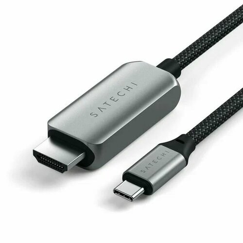 Кабель Satechi USB-C To HDMI 2.1 8K Cable, 2 метра. Цвет: серый космос.