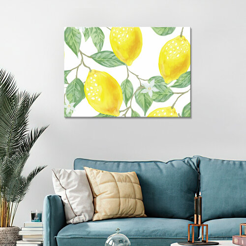 Интерьерная картина на холсте - Лимоны 40х60