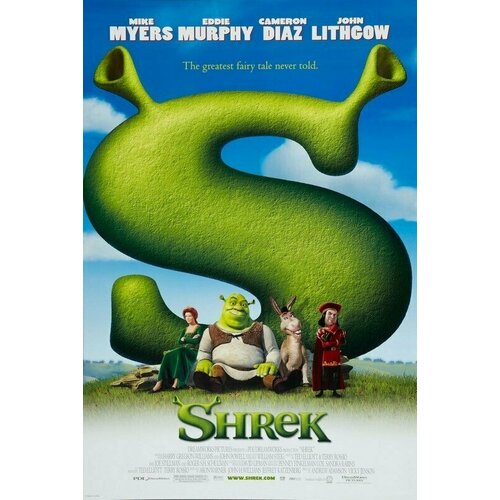 Плакат, постер на бумаге Шрек (Shrek), Эндрю Адамсон, Вики Дженсон. Размер 30 х 42 см