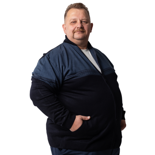 Кардиган Turhan, размер 3 XL, синий