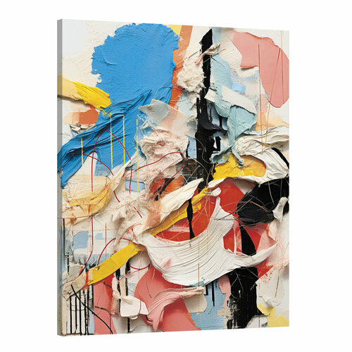 Интерьерная картина 50х70 "Игра абстрактных форм"