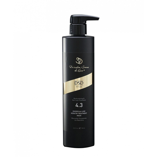 DSD de LUXE 4.3 восстанавливающая маска с кератином KERATIN TREATMENT MASK, 500 мл