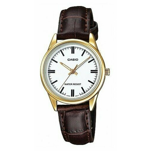 Наручные часы CASIO Collection LTP-V005GL-7A, коричневый, золотой