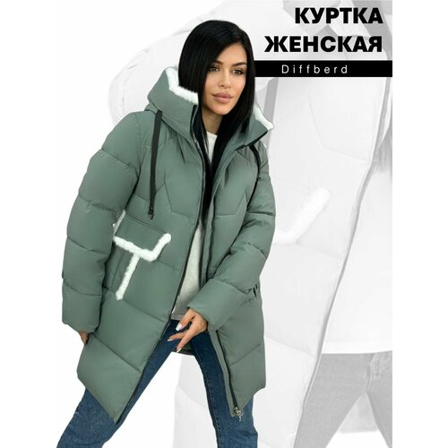 Куртка Diffberd, размер 58, бирюзовый