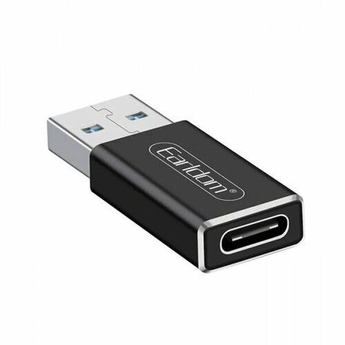 Адаптер OTG USB на Type-C (папа-мама) ET-TC07 Earldom черный