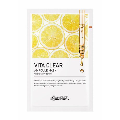 Восстанавливающая тканевая маска для лица Mediheal Vita Clear Ampoule Mask
