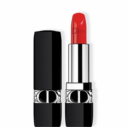 Губная помада с сатиновым финишем 80 Красная улыбка Rouge Dior Satin