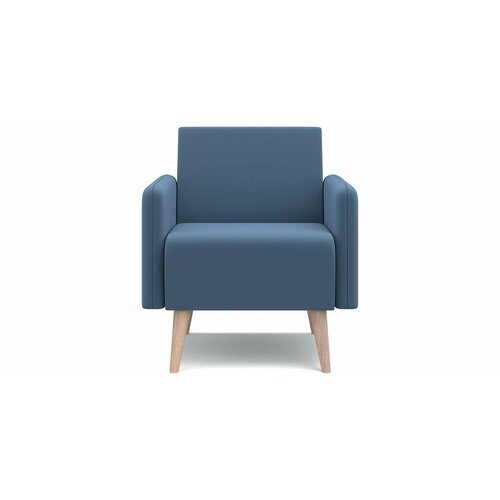 Кресло PUSHE Килт 2 с подлокотниками, нераскладное, для кухни, прихожей, балкона, детской, синий Balance 784