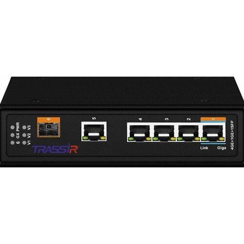 РоЕ-коммутатор Trassir TR-NS15061S-150-4POE